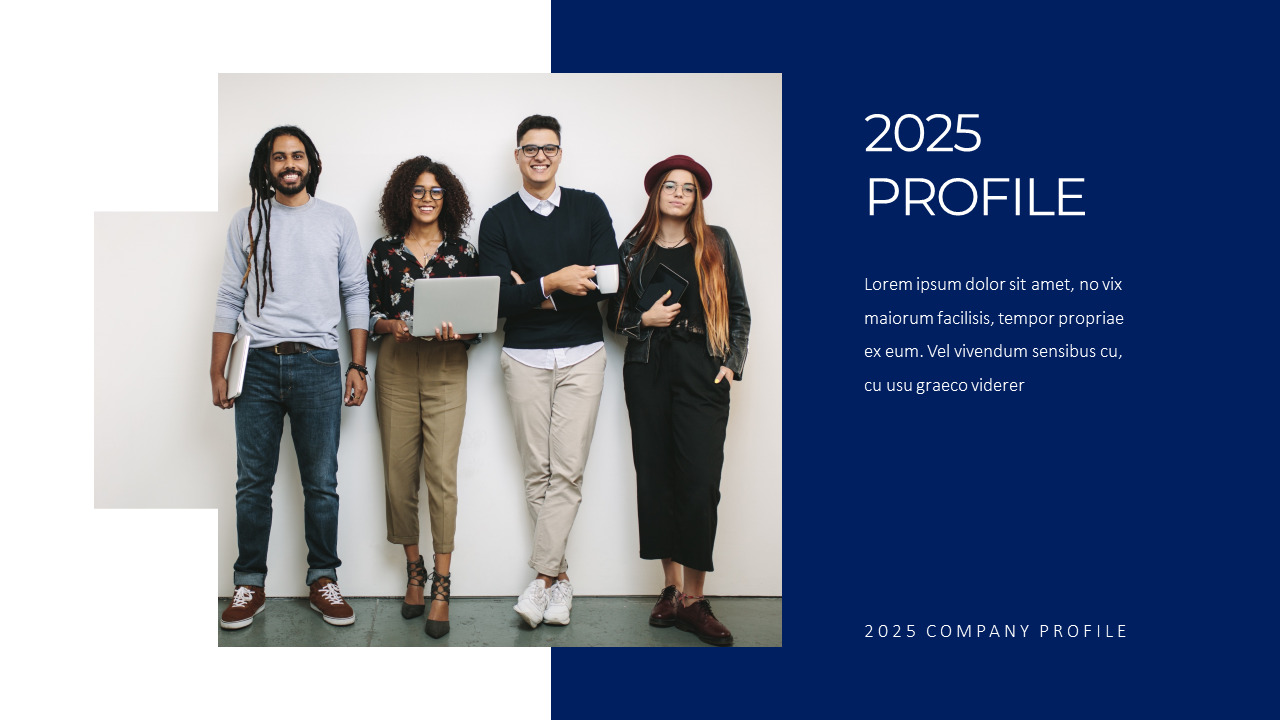 2025 Company Profile Creative Google Slides
