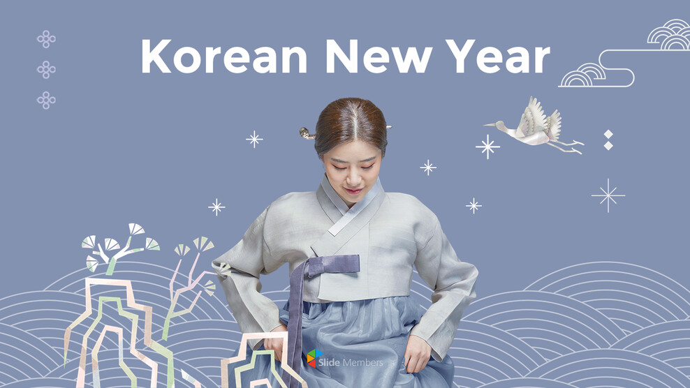 Korean New Year presentation slide