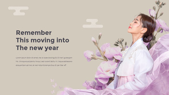 Korean New Year presentation slide