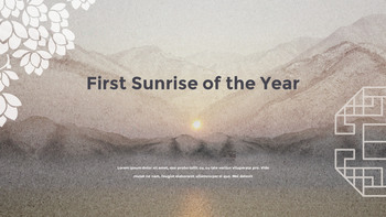 Korean New Year presentation slide