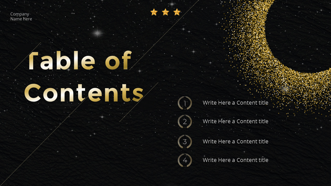 2025 Best Awards Google Slides Template Design
