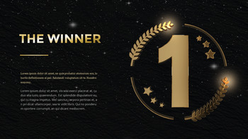 2025 Best Awards Google Slides Template Design