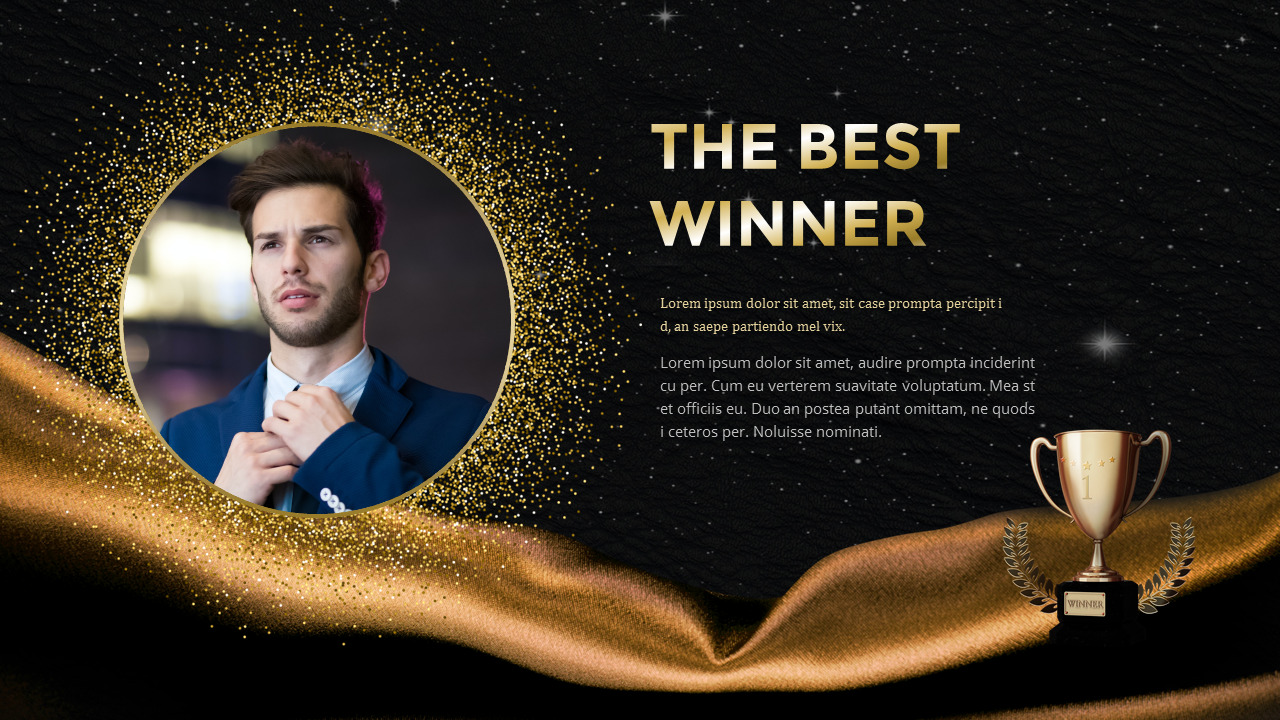 2025 Best Awards Google Slides Template Design