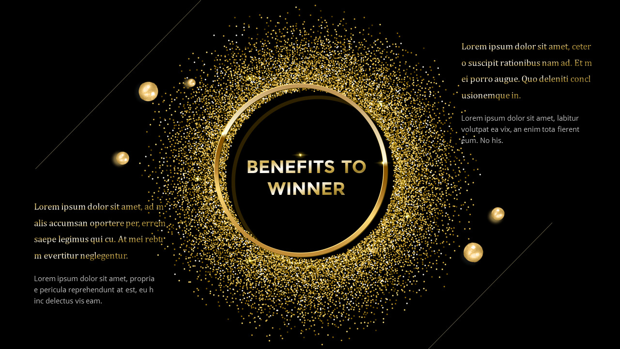 2025 Best Awards Google Slides Template Design