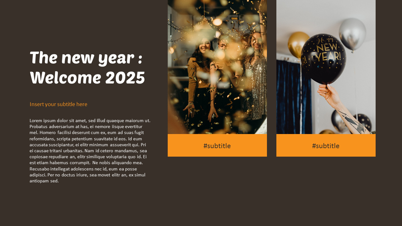 WELCOME 2025 Creative Google Slides