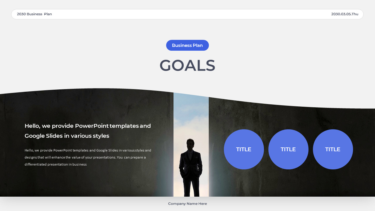 2050 Winning Business Plan PPT Theme