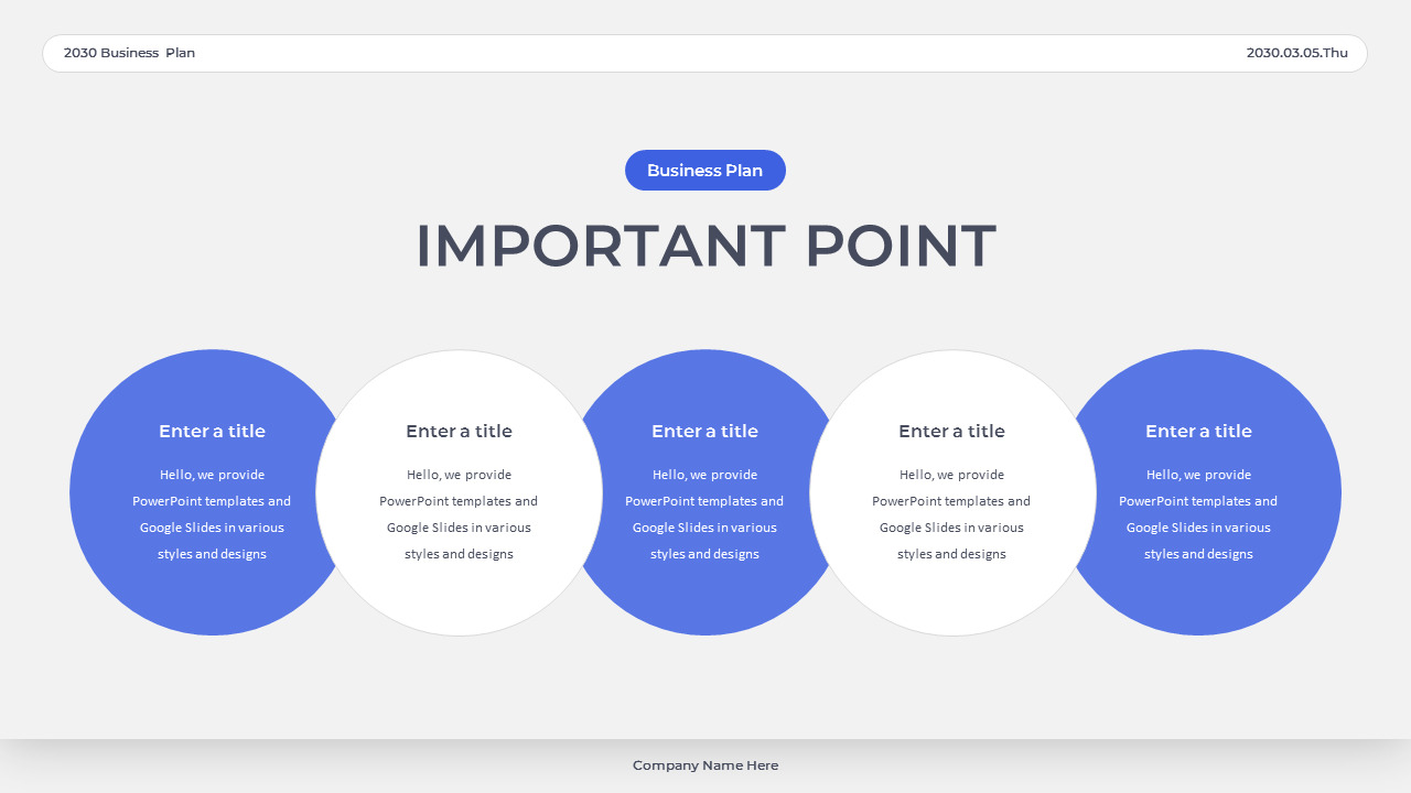 2050 Winning Business Plan PPT Theme