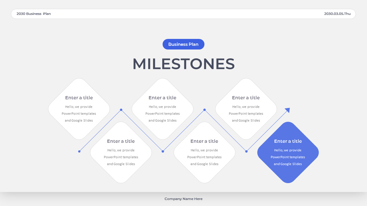 2050 Winning Business Plan PPT Theme