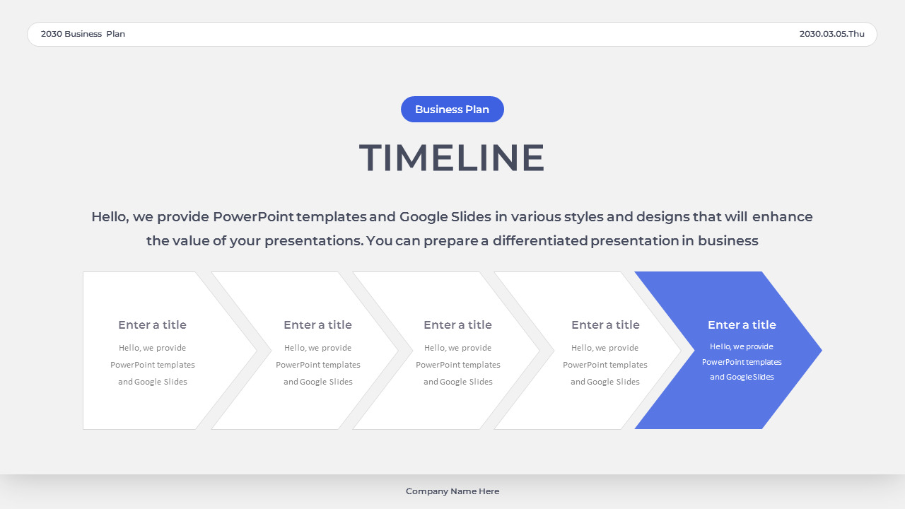 2050 Winning Business Plan PPT Theme