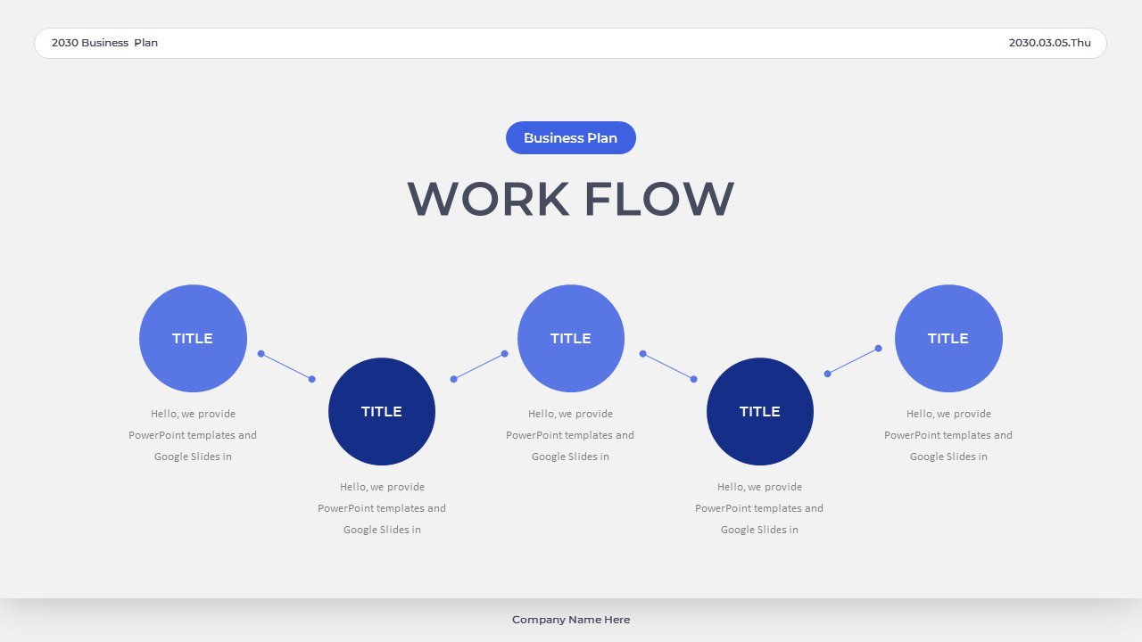 2050 Winning Business Plan PPT Theme