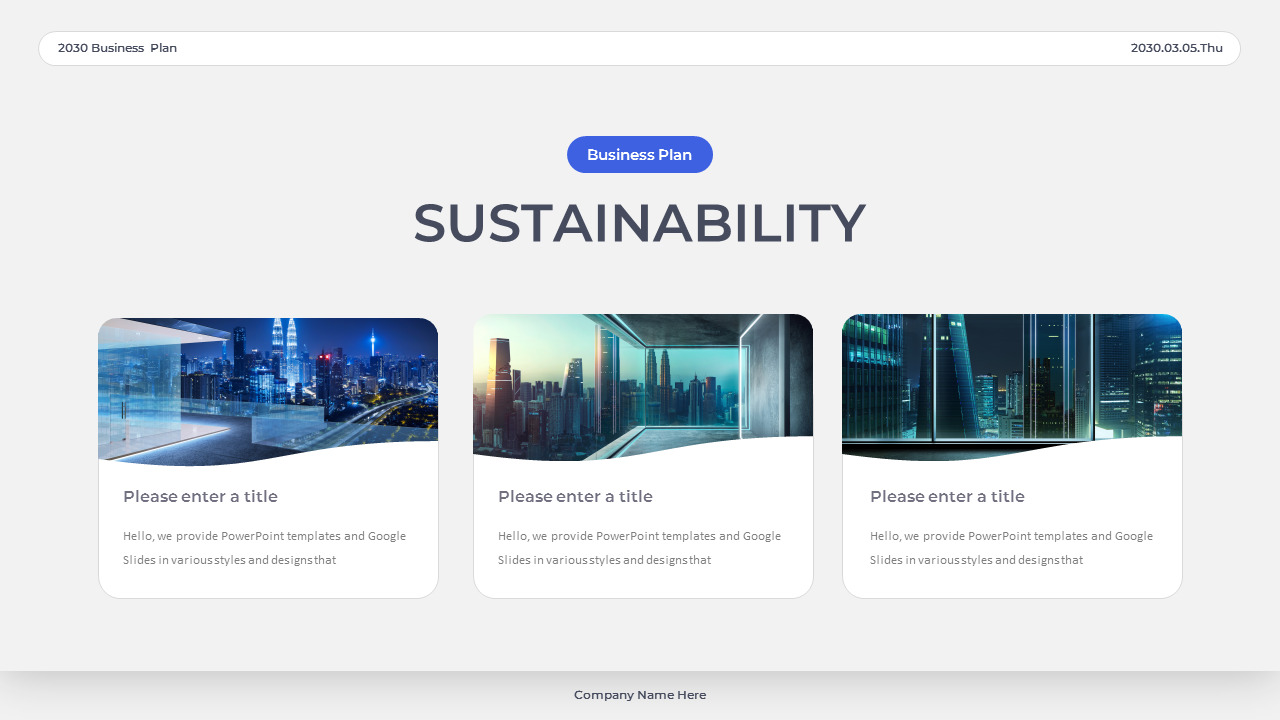 2050 Winning Business Plan PPT Theme