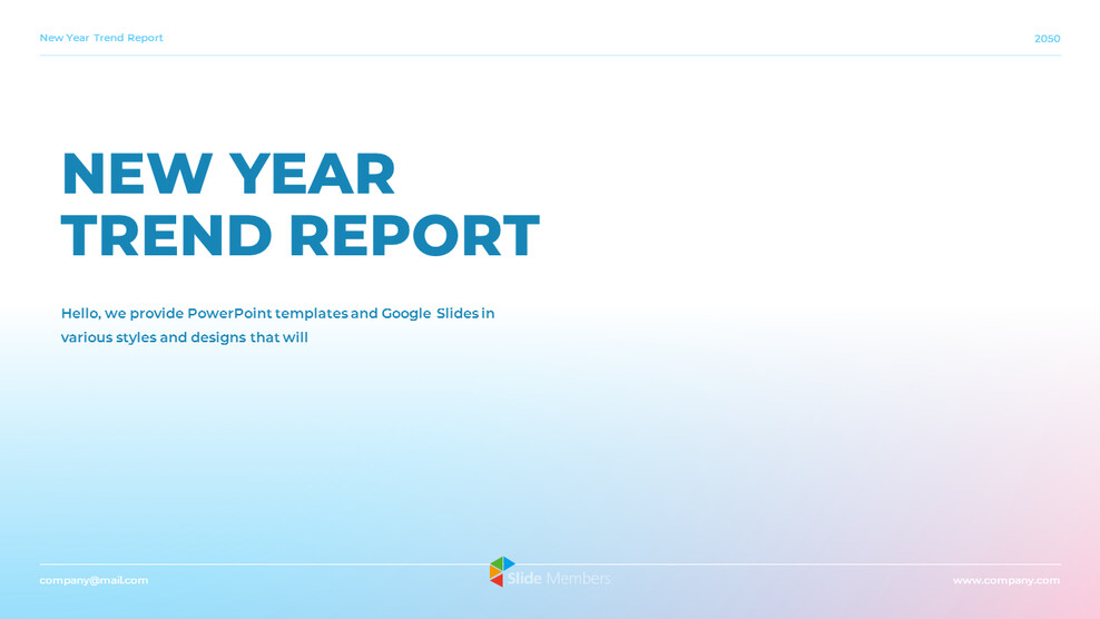 New Year Trend Report Google Slides Templates for Your Next Presentation