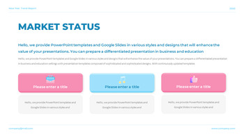 New Year Trend Report Google Slides Templates for Your Next Presentation