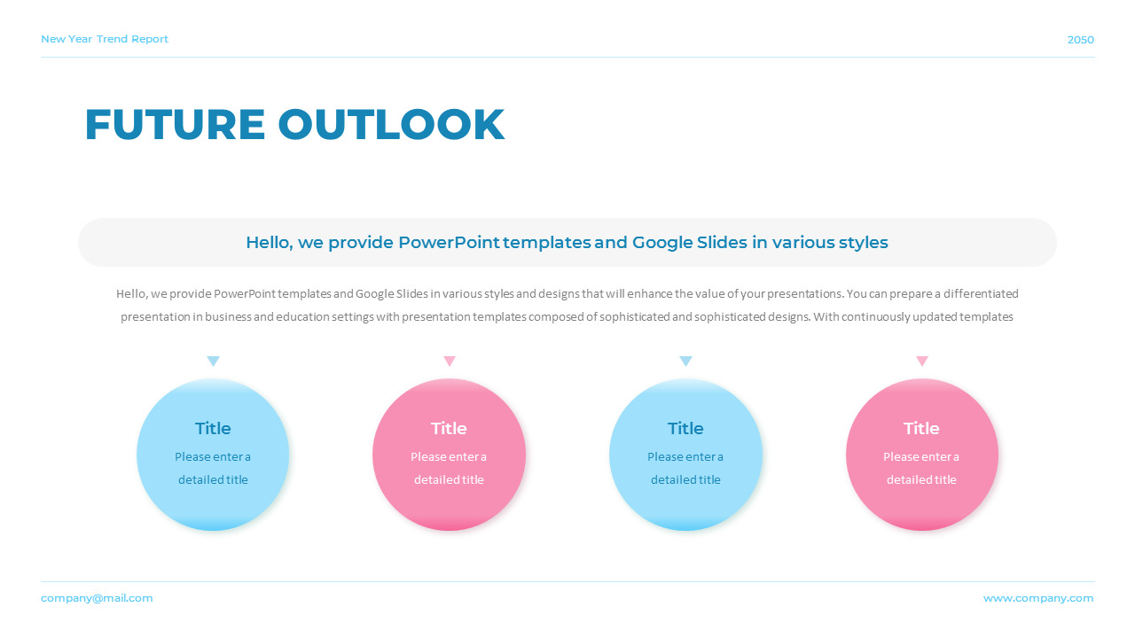 New Year Trend Report Google Slides Templates for Your Next Presentation
