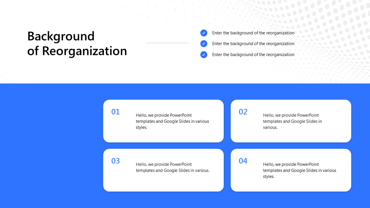Plan de Reorganización de la Empresa Plantillas de presentación de ...