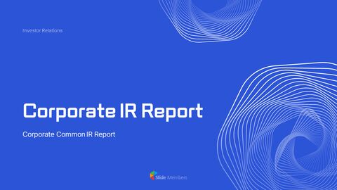 Corporate IR Report PowerPoint Slides