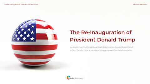 The Re-Inauguration of President Donald Trump powerpoint presentation ...
