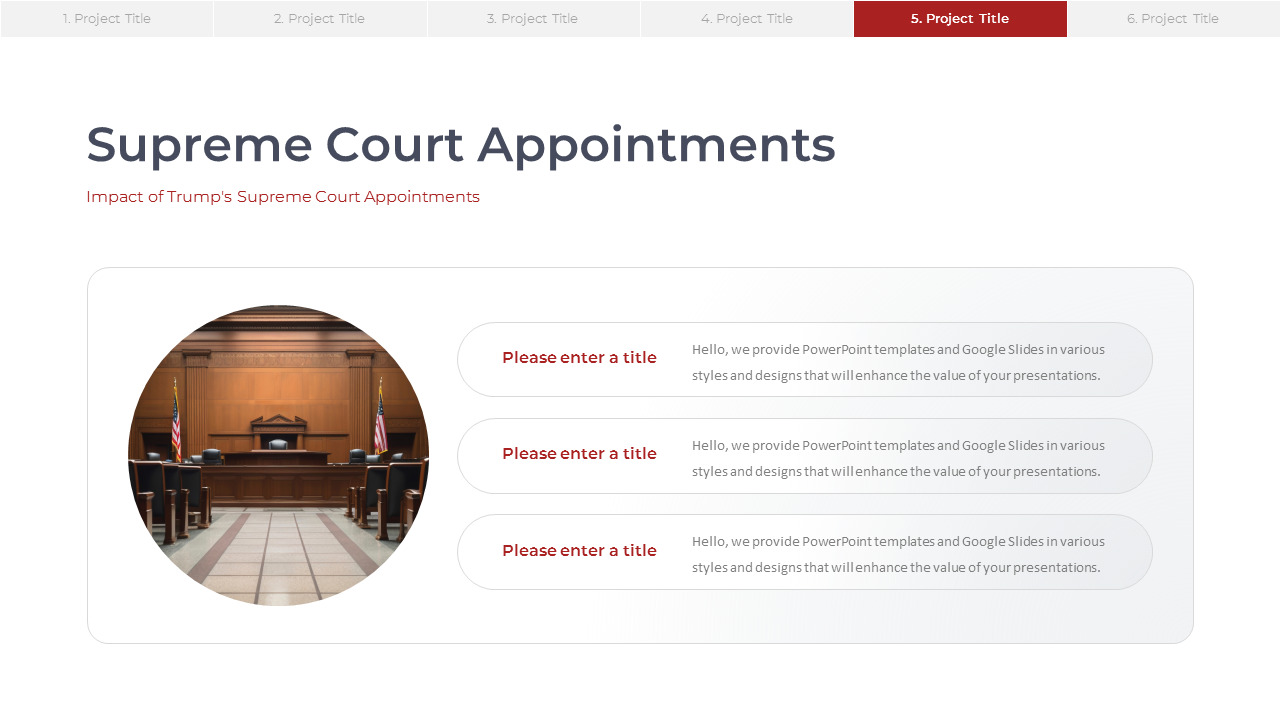 The Re-Inauguration of President Donald Trump powerpoint presentation ...