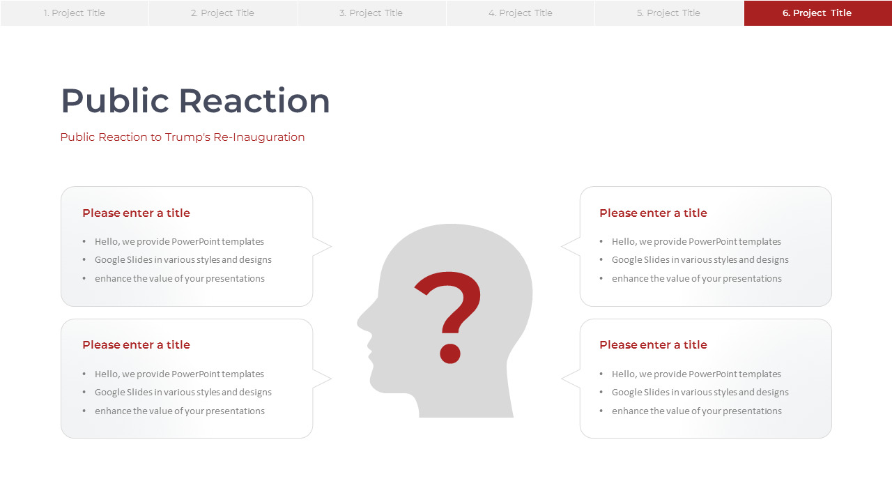 The Re-Inauguration of President Donald Trump powerpoint presentation ...