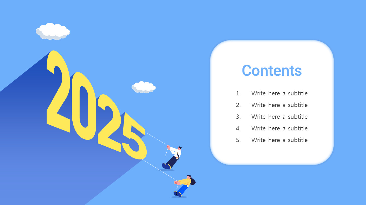 2025 Growth Strategy Simple Google Slides|Business