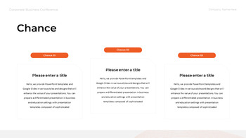 Corporate Business Conference google slides design