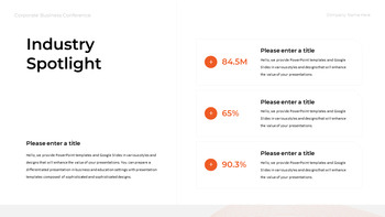 Corporate Business Conference google slides design