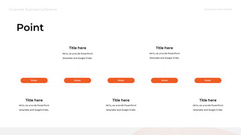 Corporate Business Conference google slides design