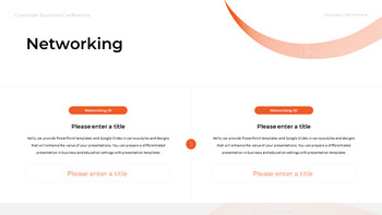 Corporate Business Conference google slides design