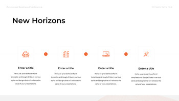 Corporate Business Conference google slides design