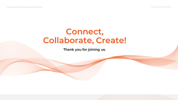 Corporate Business Conference google slides design