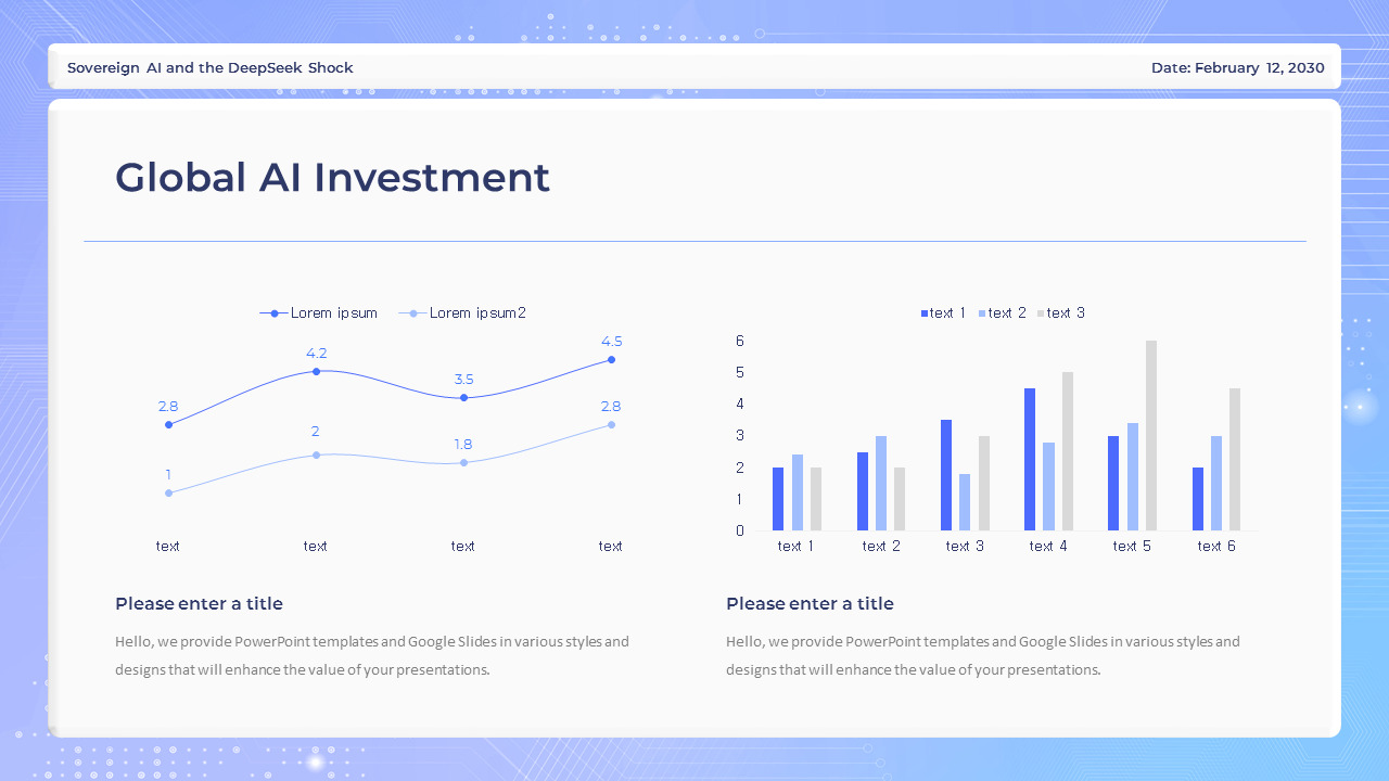 Sovereign AI and the DeepSeek Shock Google Slides Template Diagrams Design