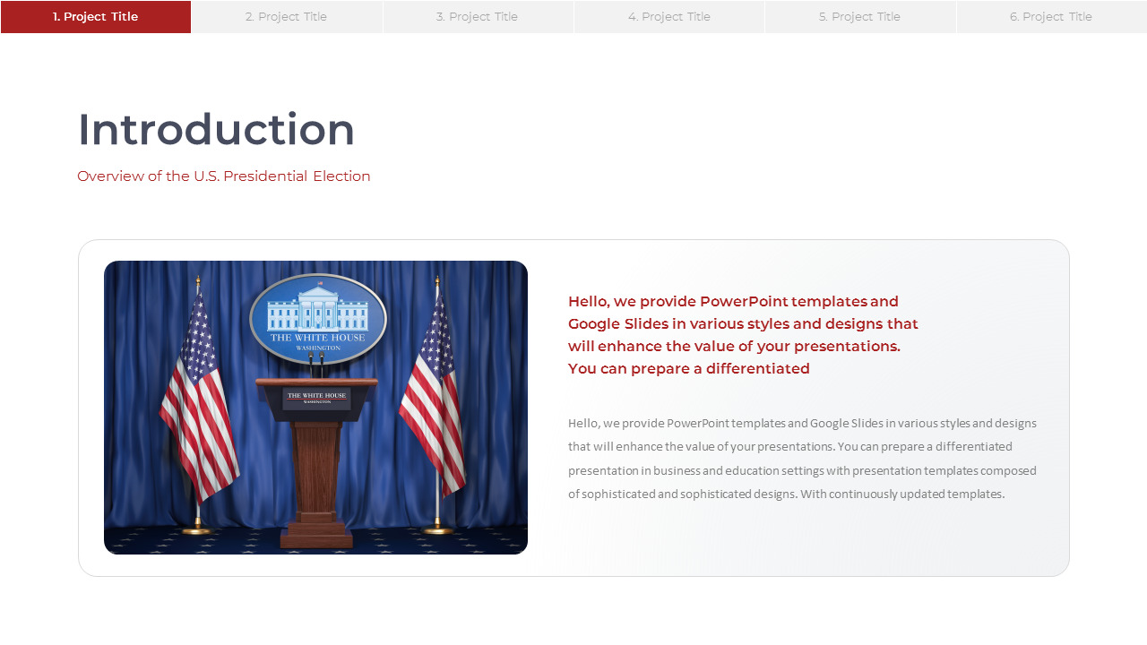 The Re-Inauguration of President Donald Trump Google Slides Themes for ...