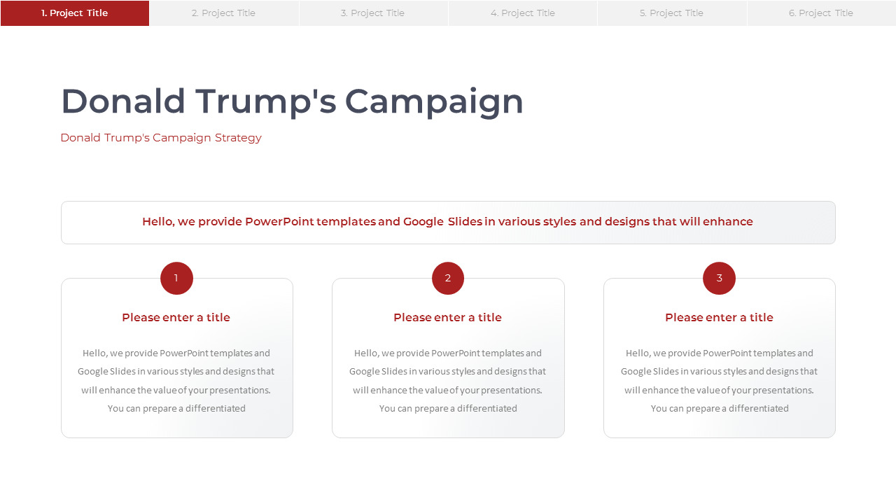 The Re-Inauguration of President Donald Trump Google Slides Themes for ...