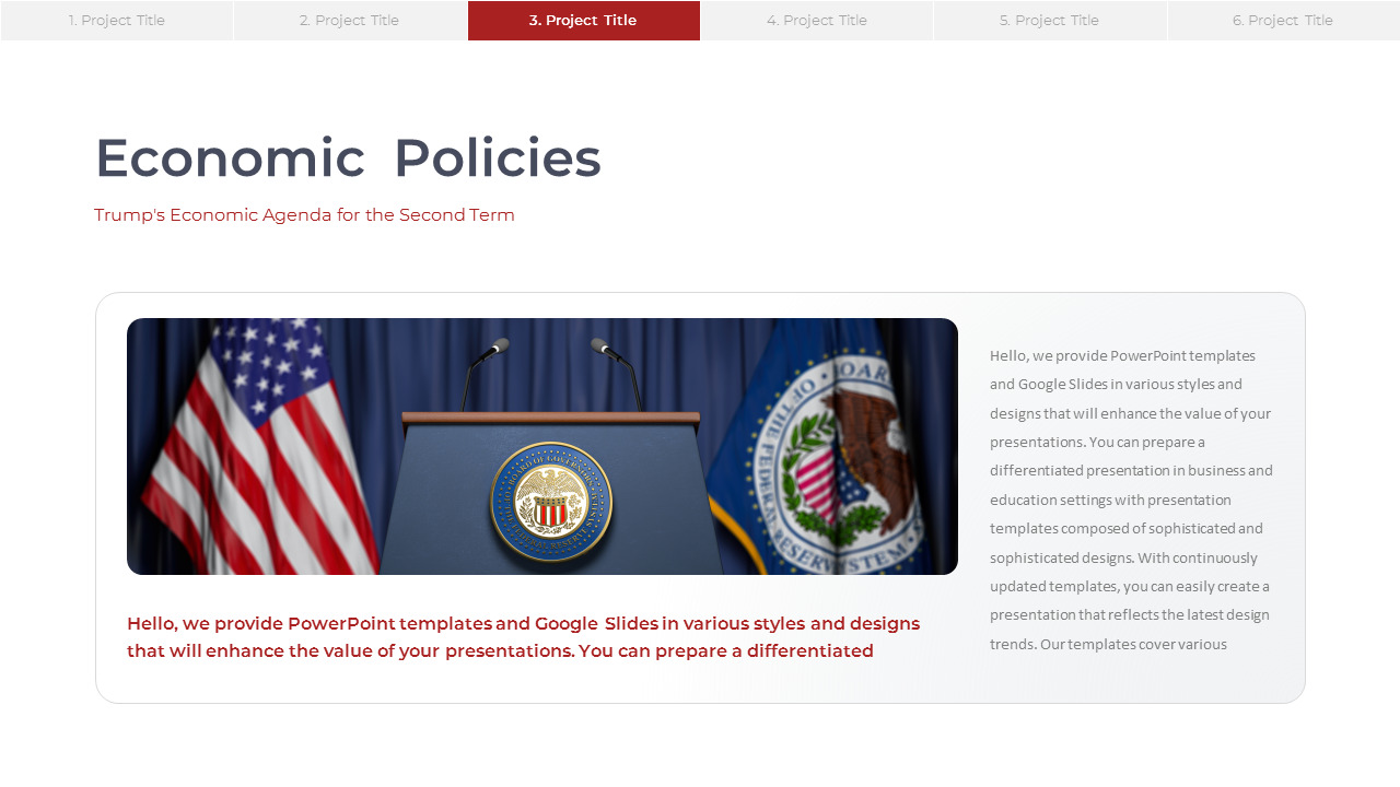 The Re-Inauguration of President Donald Trump Google Slides Themes for ...