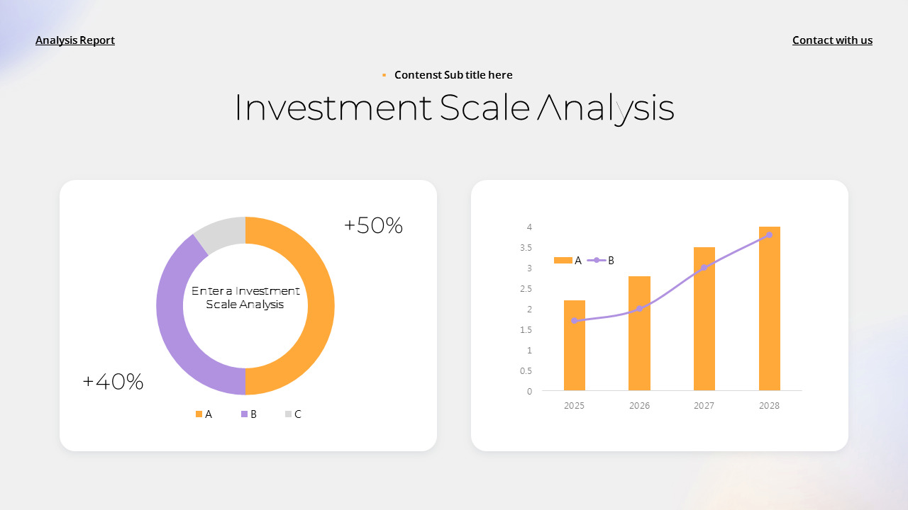Competitor Comparative Analysis Report design ppt