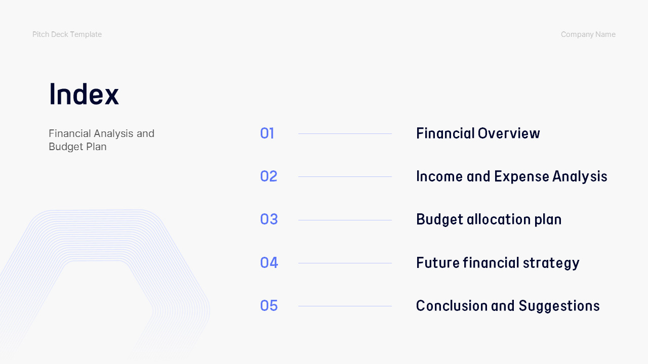 Financial Analysis and Budget Plan Google Slides Template Diagrams Design