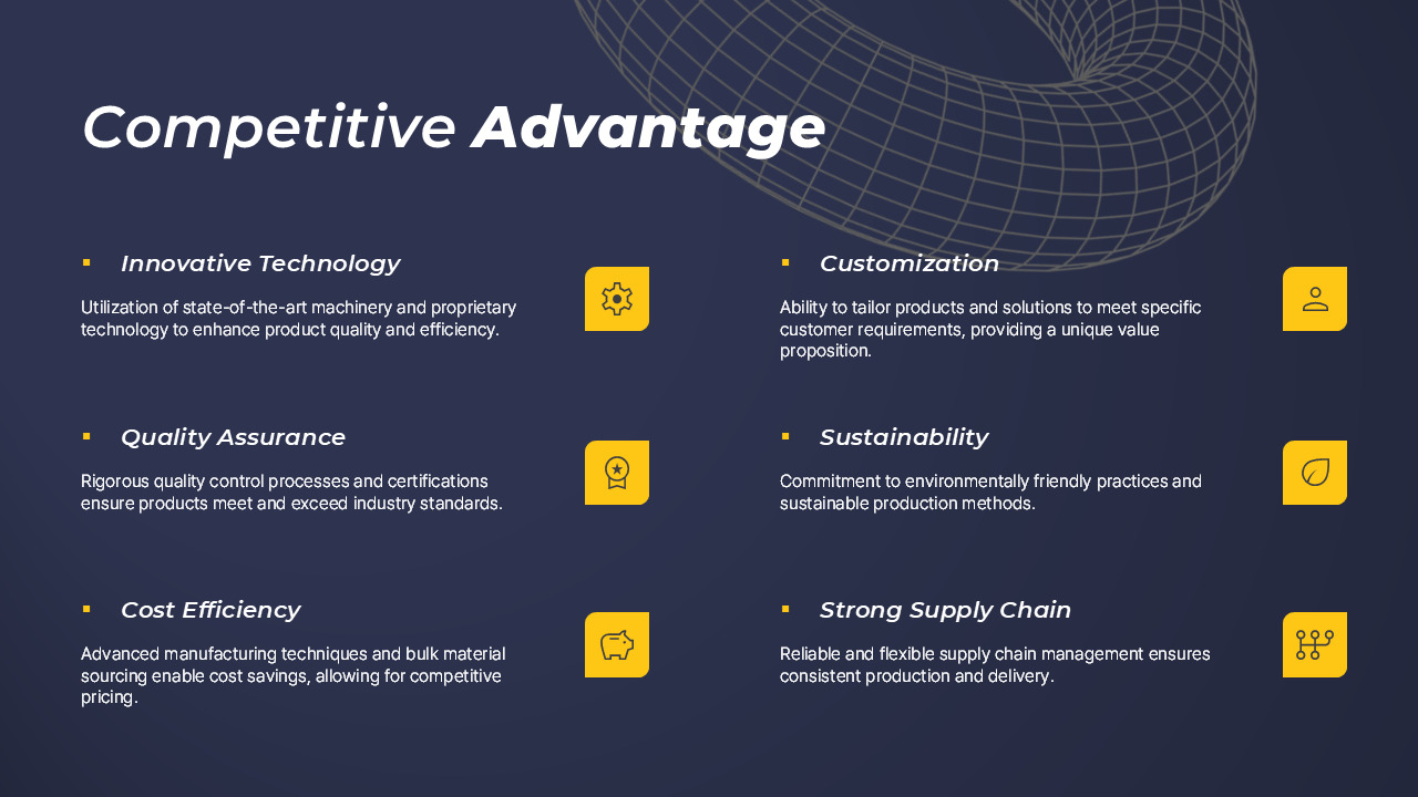 Industrial Factory Report Presentation Animated Slides in PowerPoint