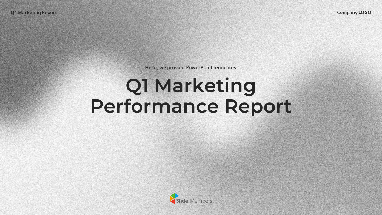 Q1 Marketing Performance Report Google Slides Themes