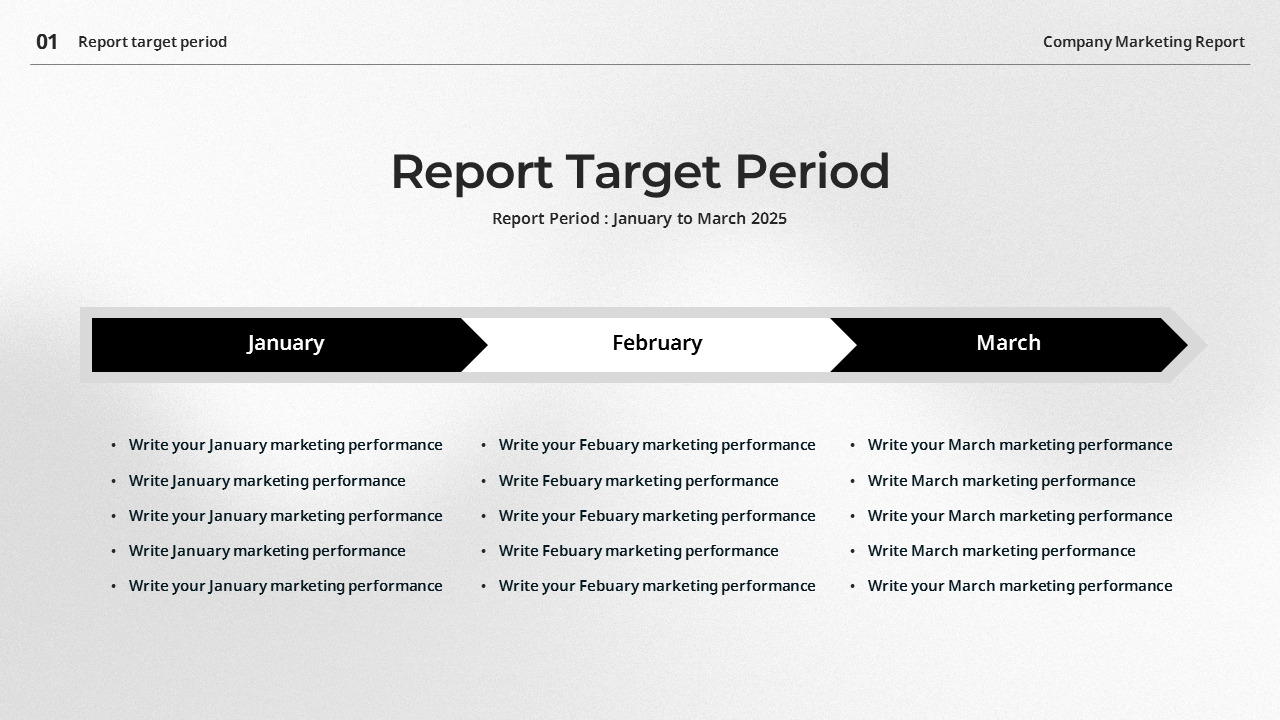 Q1 Marketing Performance Report Google Slides Themes