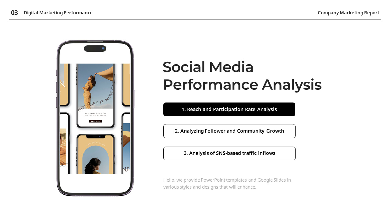 Q1 Marketing Performance Report Google Slides Themes