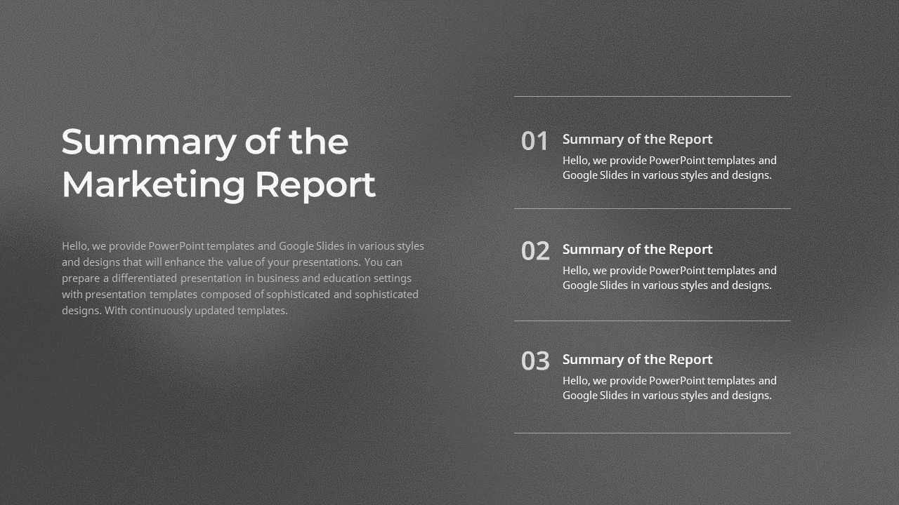 Q1 Marketing Performance Report Google Slides Themes
