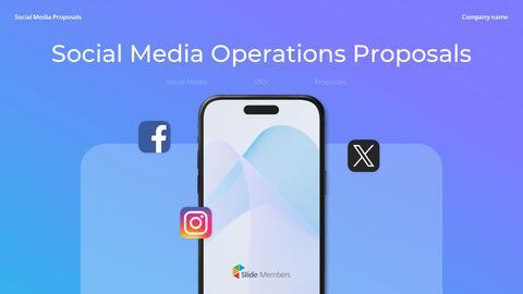 Social media Operations Proposals google slides slides