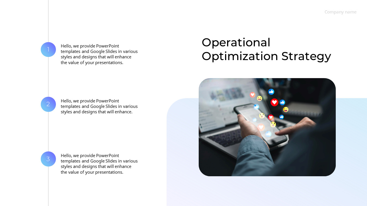 Social media Operations Proposals project presentation template
