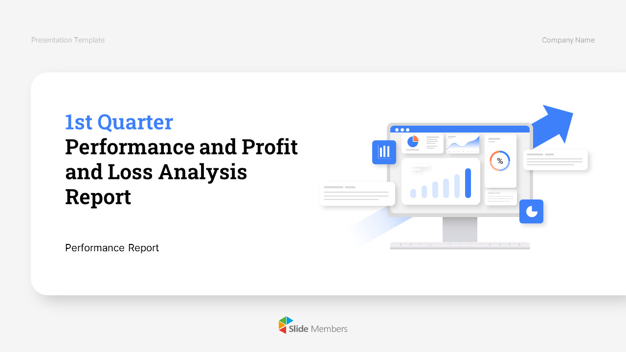 Editable 1st Quarter Performance Analysis Report slides presentation