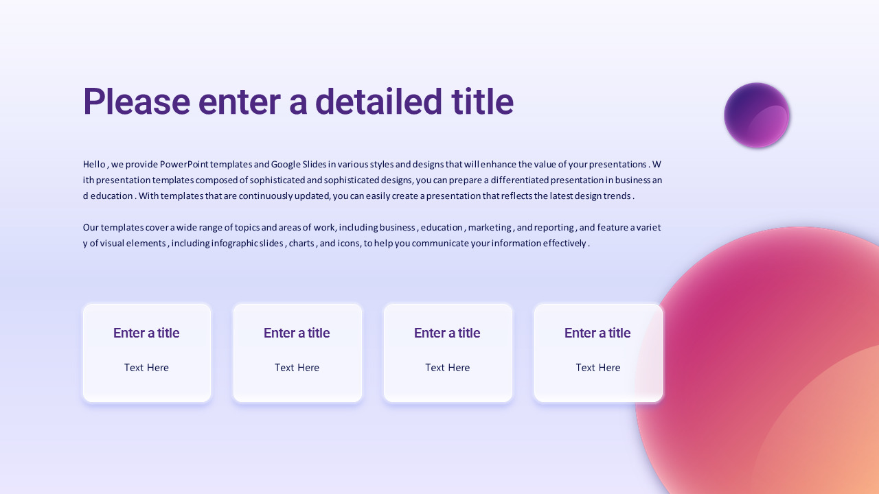 Glass Theme Business Plan google slides theme
