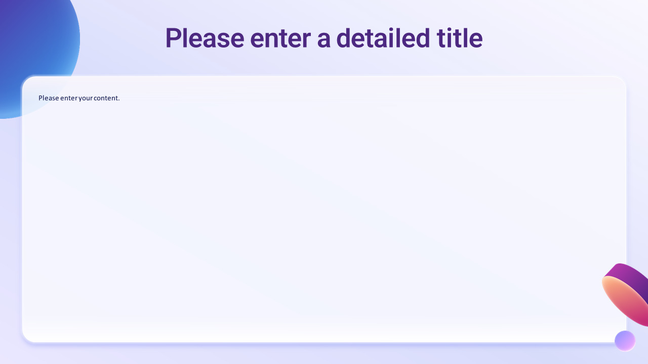 Glass Theme Business Plan google slides theme