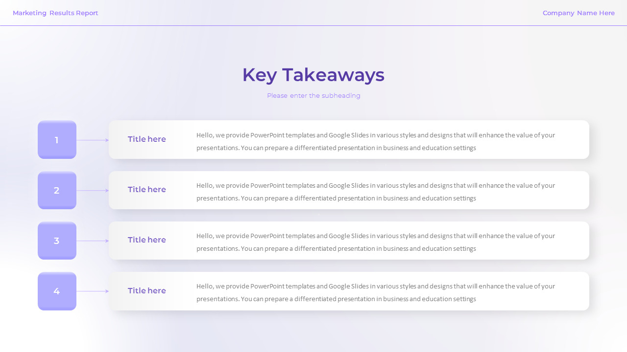 Comprehensive Marketing Report Business plan PPT