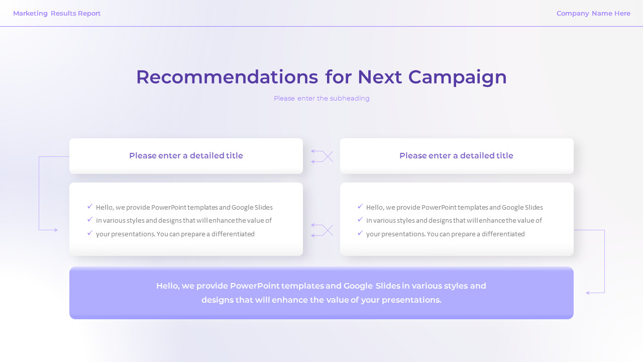 Comprehensive Marketing Report Business plan PPT