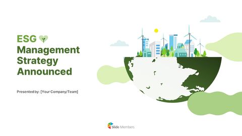 ESG Management Strategy PPT Background Images