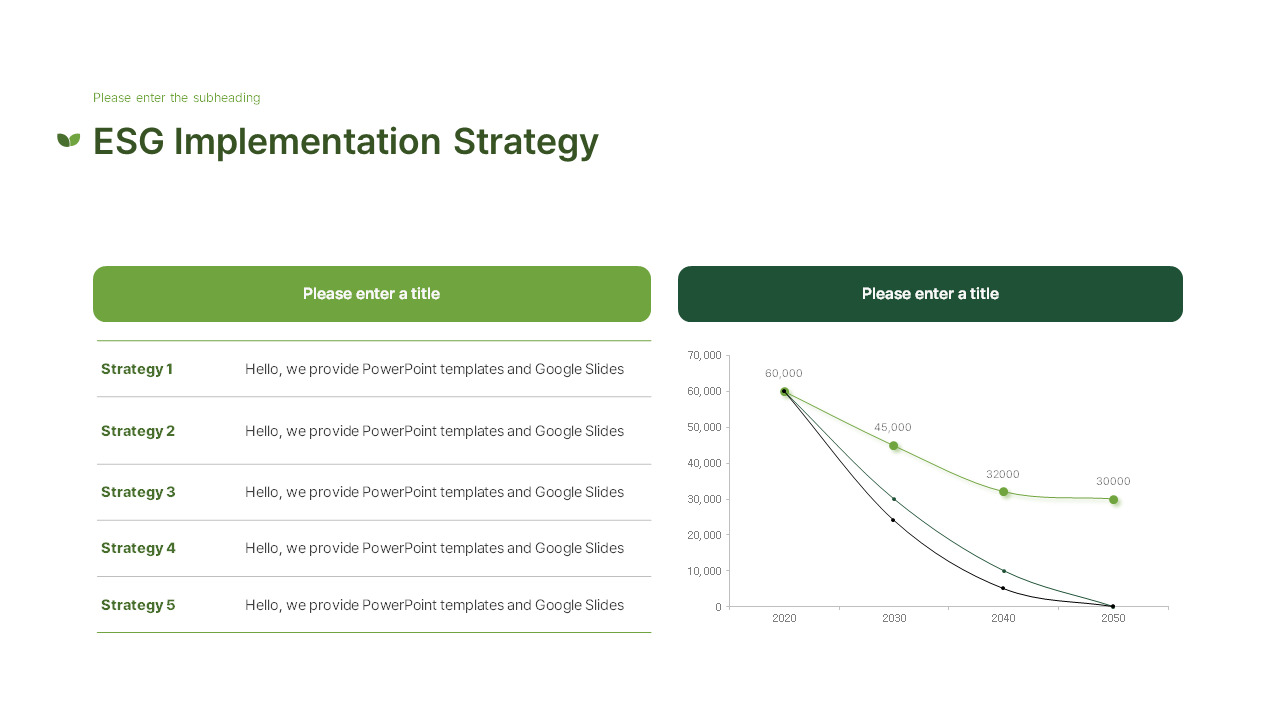 ESG Management Strategy PPT Background Images